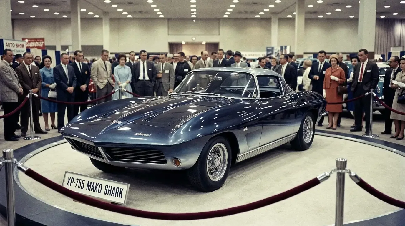 Bill Mitchell Corvette Mako Shark I: the C2's design origin